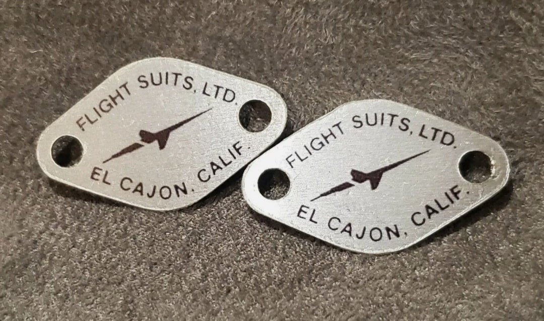 Flight Suits Ltd. Oxygen Mask Receiver Tags | Precision Flight Helmets